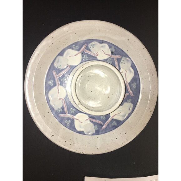 Art | Vintage 13 Inch Signed Cunningham 89 Chipdip Platterbowlstudio ...